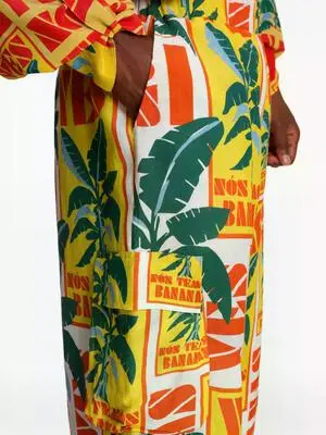 AMIR SLAMA Graphic Print Trousers