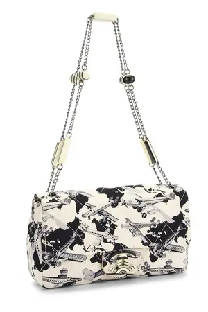 Chanel Canvas Airplane Flap Bag