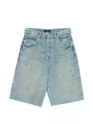 PURPLE BRAND P070 Frayed Shorts - Blue