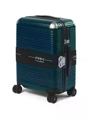 FPM MILANO 55m Bank Zip Deluxe Spinner Luggage Bag - Blue