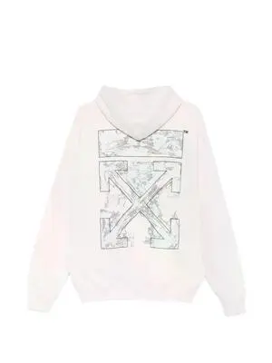 Off-White Graphic Hoodie - Pink