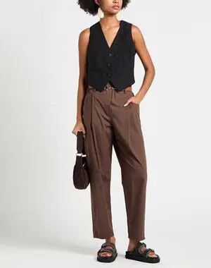 Brunello Cucinelli Tailored Vest With Appliqués And Embroidery - Black