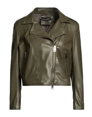 Women's Green Biker Jackets