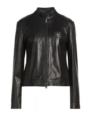 Street Leathers Fitted Jackets For Women