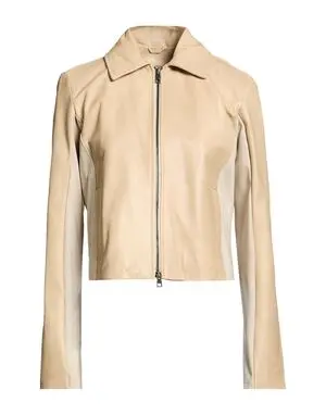 STREET LEATHERS Leather Jacket - Beige