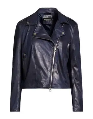 Street Leathers Fitted Jackets For Women