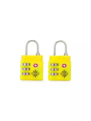 FPM MILANO Set-of-two Padlocks - Yellow