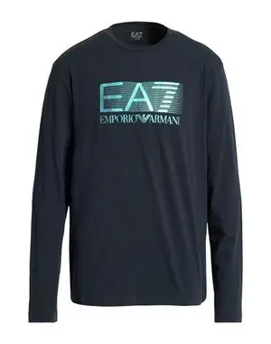 EA7 T-shirt Size Cotton, Elastane - Midnight Blue