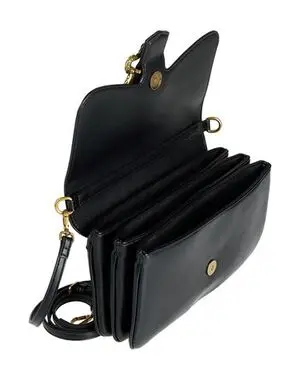 Just Cavalli Flap Handbag With Snake Clasp - Black