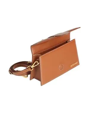 Jacquemus Flap Bag In Leather - Beige