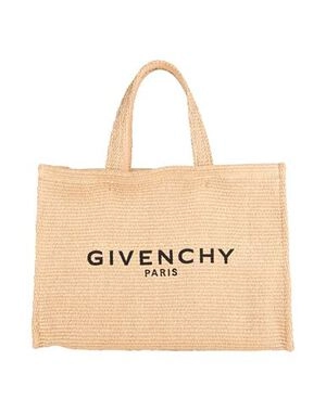 Givenchy GIVENCHY Raffia Tote Bag With Embroidered Logo Sand