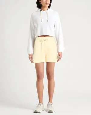 Sandro Cotton French Terry Athletic Shorts - Yellow