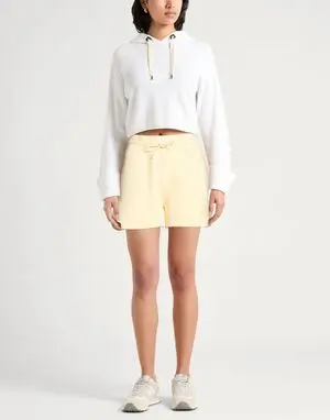 Sandro Cotton French Terry Athletic Shorts - Yellow
