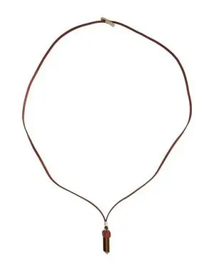 Leather Charm Necklaces