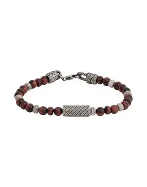 Montblanc 925/1000 Silver Chocolate Bracelet - Brown