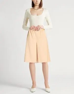 Agnona Cool Wool Bermuda Shorts - Beige