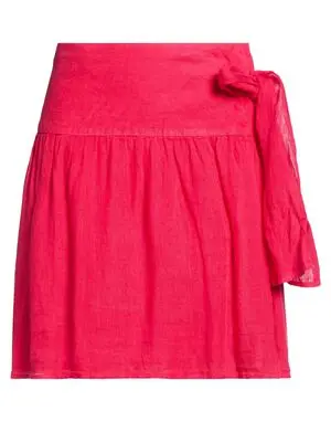 120% Lino Linen Mini Wrap Skirt