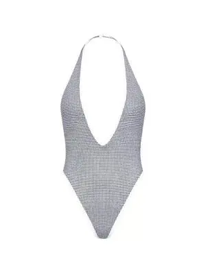 DIESEL® Houndstooth Swimsuit - Grey