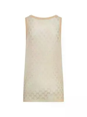 Gucci Gg Jacquard Silk Top