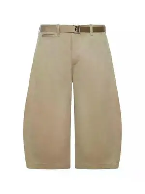 Sacai Buckled Shorts For Men