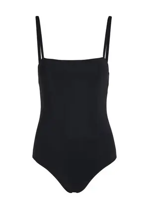 NOUNOU Anita Square-Neck Swimsuit Black