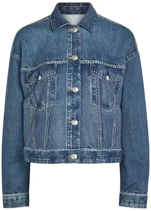 RAG & BONE Rag & Bone Miramar Denim-Print Terry Jacket