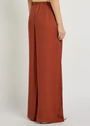 AKYN Teagan Wide-leg Lyocell Trousers