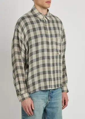 WON HUNDRED Maza Checked Woven Overshirt