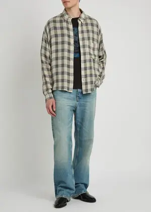 WON HUNDRED Maza Checked Woven Overshirt