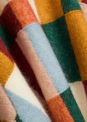 ALEMAIS Marojerelle Checked Wool-blend Jumper - Multicoloured