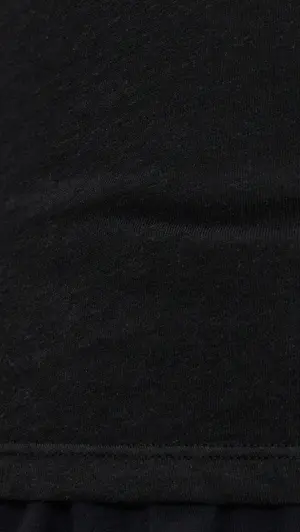 LESET Laura Scoop Neck Tank - Black