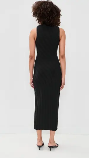 Cult Gaia Jessica Stripe Knit Midi Dress