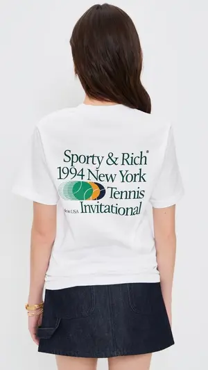 Sporty & Rich Invitational T-shirt
