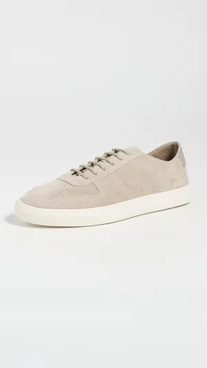 COMMON PROJECTS Suede Basketball Sneakers - Warm Grey