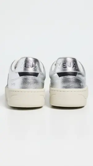 VEJA V-90 Metallic Leather Sneakers