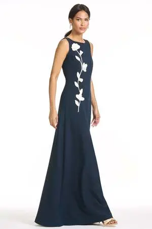 Sachin & Babi Embroidered Denee Gown