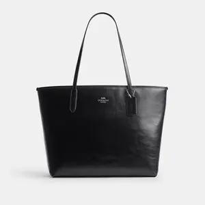 COACH OUTLET City Tote Bag - Silver/black