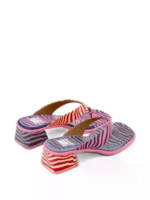 Camper Kora Striped Thong Sandals