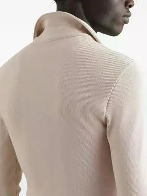 Dolce & Gabbana Lace-up Ribbed Top