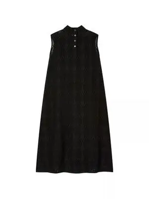 STUDIO TOMBOY Crochet High-neck Dress - Black