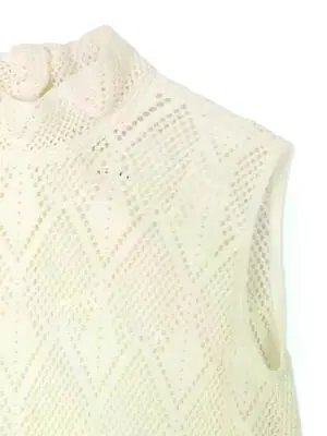 STUDIO TOMBOY Crochet Knit Sleeveless Dress