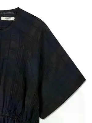 STUDIO TOMBOY Semi-sheer Tiered Dress