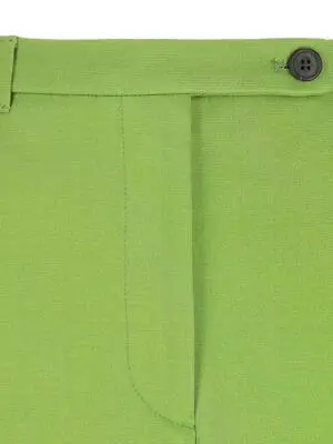 Miu Miu Milano Rib Knit Miniskirt - Green