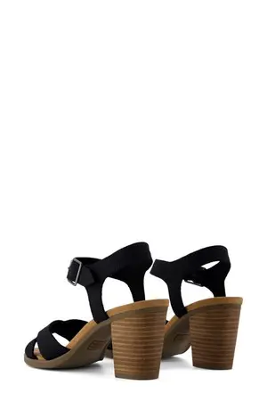 Toms Majorca Ankle Strap Sandal - Black