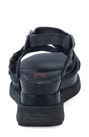 A.S.98 Lowman Platform Sandal - Black