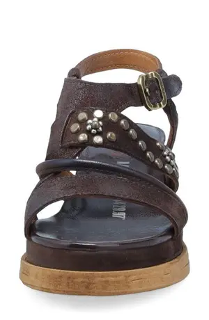A.S.98 Lowman Platform Sandal - Brown