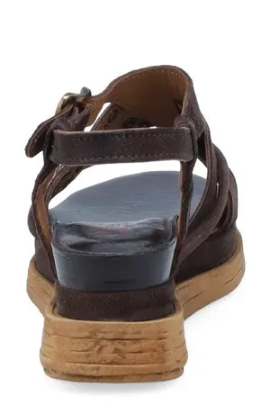 A.S.98 Lowman Platform Sandal - Brown