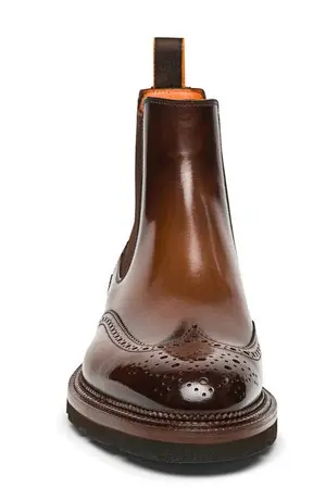 Santoni Kalama Wingtip Chelsea Boots