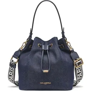 Karl Lagerfeld Paris Adele Bucket Bag - Denim