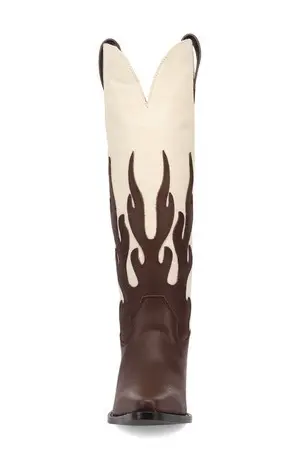 DINGO Burnin' Love Knee High Western Boot - Brown